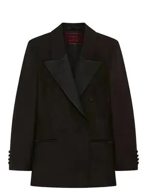 Marella X Stella Maxwell Double-breasted Jacket - Black