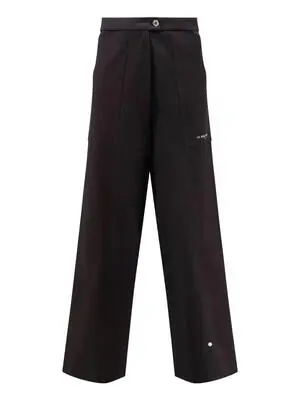 IH NOM UH NIT Logo-print Trousers - Black