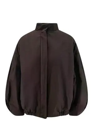 HEVO Long-sleeve Bomber Jacket - Brown