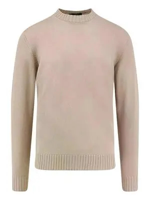 FILIPPO DE LAURENTIIS Crew-neck Long-sleeve Sweater - Neutrals