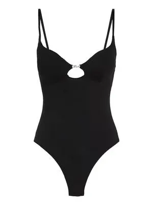 Karl Lagerfeld Cut-out Bodysuit - Black