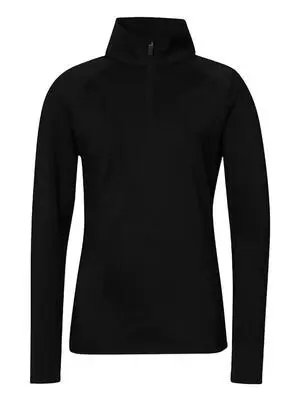 PHENIX Zip-up High-neck Sweater - Black
