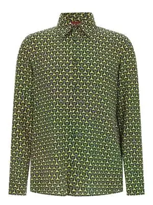 Gucci Horsebit-print Shirt - Yellow