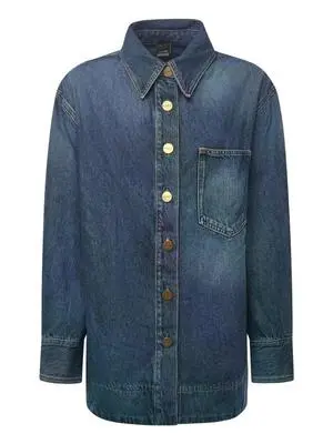 PINKO Buttoned Pocket Denim Shirt