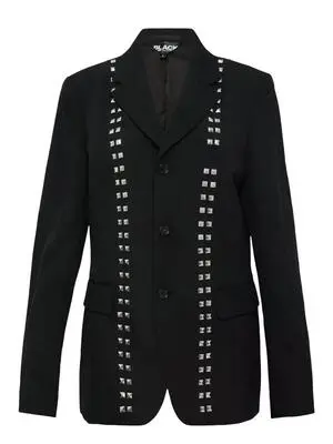 BLACK COMME DES GARÇONS Studded Blazer - Black