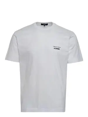 Comme Des Garçons Logo-print T-shirt - White