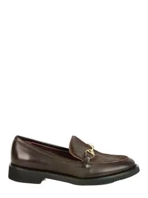VIOLA RICCI Pony-hair Loafers - Brown