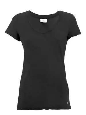 DEHA Scoop-neck T-shirt - Black