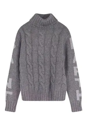 MC2 SAINT BARTH Adler Cable-Knit Turtleneck Sweater