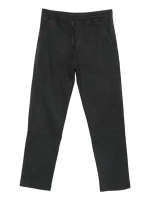Canali Cotton Blend Track Pants - Grey