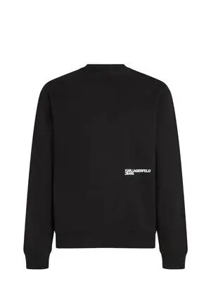Karl Lagerfeld Logo-print Sweatshirt - Black