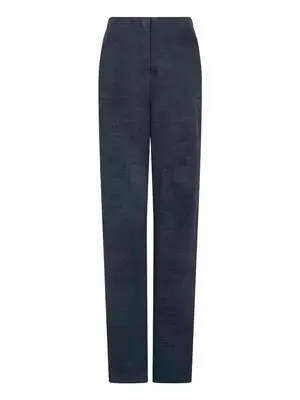 Giorgio Armani High-waisted Trousers - Grey
