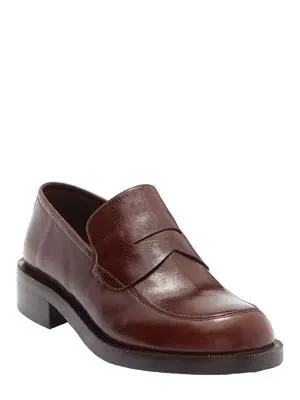 Jeffrey Campbell Rotary Penny Loafer - Brown