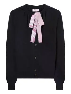 EMILIO PUCCI Ribbon-Detailed Cardigan