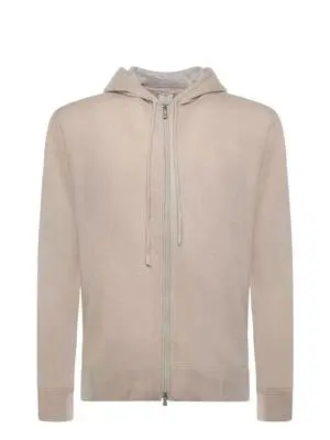 Eleventy Zip-up Hoodie - Neutrals