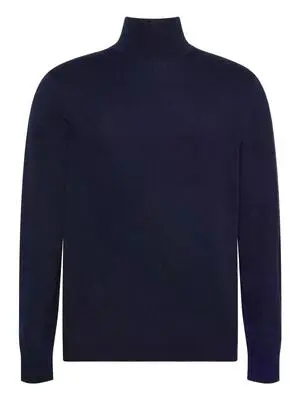 Calvin Klein Merino Wool Jumper - Blue