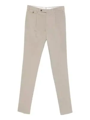 PT TORINO Pleated Trousers - Neutrals