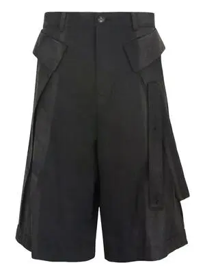 JIYONGKIM Layered Shorts - Black