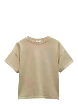Rag & Bone Boxy Kelly Jersey Tee - Neutrals