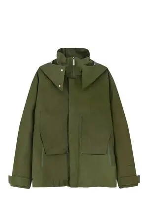 Herno Removable-hood Padded Jacket - Green