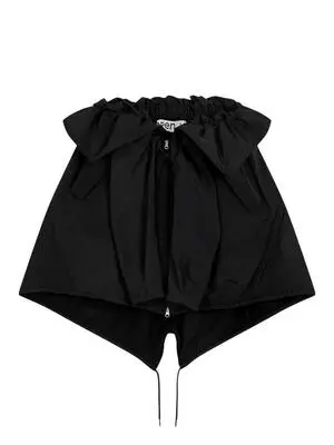 OPEN YY Asymmetric Mini Skirt - Black
