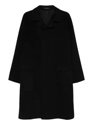 Tagliatore Loyds Raglan Coat - Black