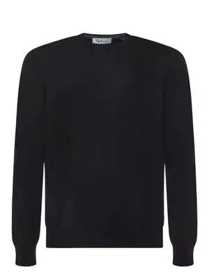 GALIANO Crew-Neck Sweater Black