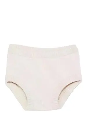 ROWEN ROSE Knitted Shorts - White