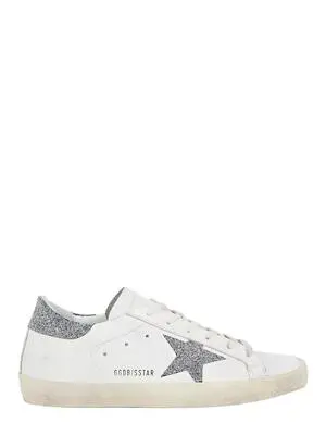 GOLDEN GOOSE Super Star Embellished Sneakers - White