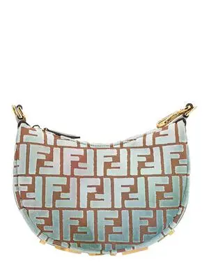 Fendi Jacquard Mini Tote Bag - Green