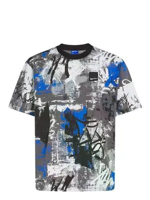 Karl Lagerfeld Abstract-print T-shirt - Grey