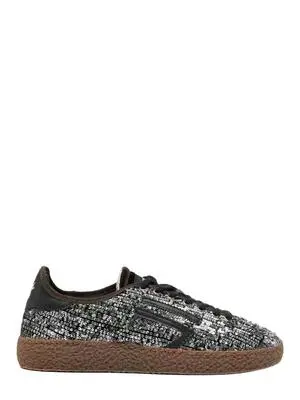 PURAAI Sequin Lace-Up Shoes