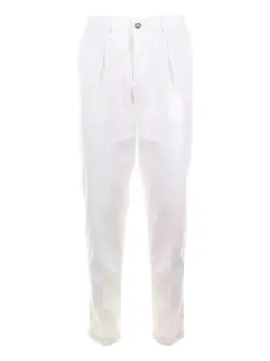 Peserico Pleated Trousers - White