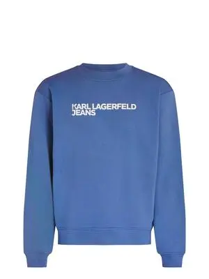 Karl Lagerfeld Logo Sweatshirt - Blue