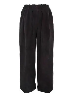 OPEN YY Corduroy Trousers - Black