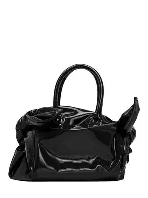Comme Des Garçons Bow-detail Shoulder Bag - Black