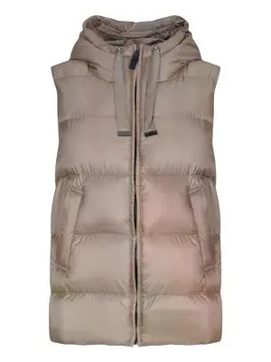 Max Mara Hooded Zip Jacket - Neutrals