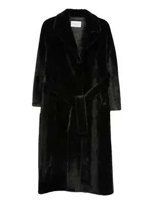FORTE DEI MARMI COUTURE Belted Coat - Black