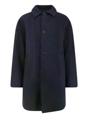 PALTO' Cantuccio Single-breasted Coat - Blue