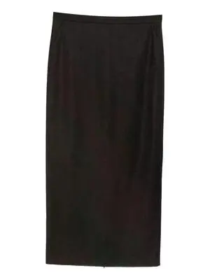 Antonelli Firenze Kefir Pencil Midi Skirt - Brown