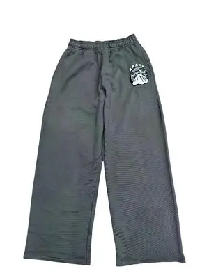 BROKEN PLANET Market Wide Leg Sweatpants - Grey