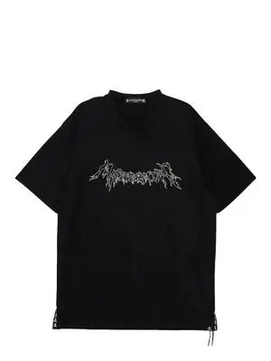 MASTERMIND WORLD Glassbeadeds Short-sleeve T-shirt - Black