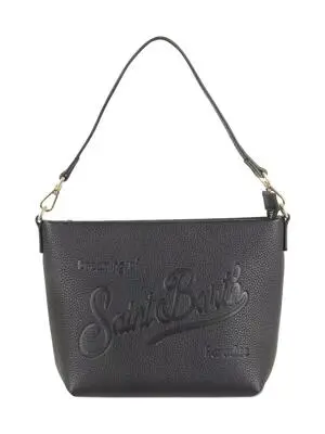 MC2 SAINT BARTH Aline Logo-debossed Shoulder Bag - Black