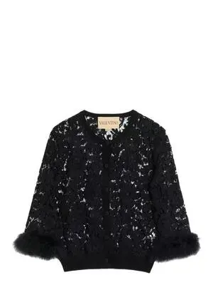 Valentino Garavani Button-fastening Cardigan - Black