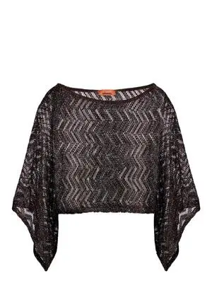 Missoni Zig Zag Sequin Top - Brown