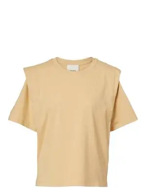 Isabel Marant Cotton Jersey Top - Yellow