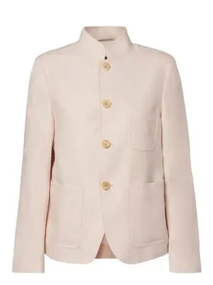Loro Piana Spagna Linen Jacket - Pink