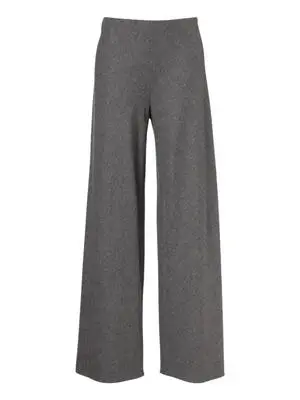 Vince High-rise Wide-leg Trousers - Grey