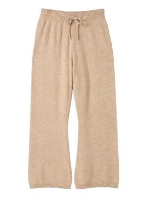 CELTIC & CO. Flecked Wide Leg Jogger - Oatmeal