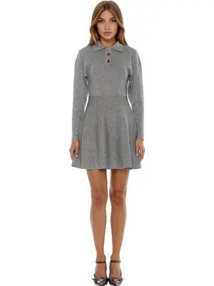 ALEXIA ADMOR Fit And Flare Mini Dress - Heather Grey